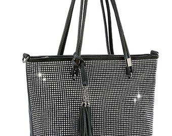 Rhinestone Handbag - Etsy