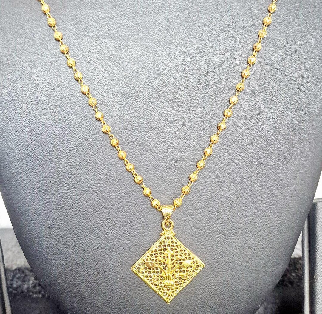 Kapa Necklace Ball Chain 26 in Fine Cut Elegant Style Necklace - Etsy