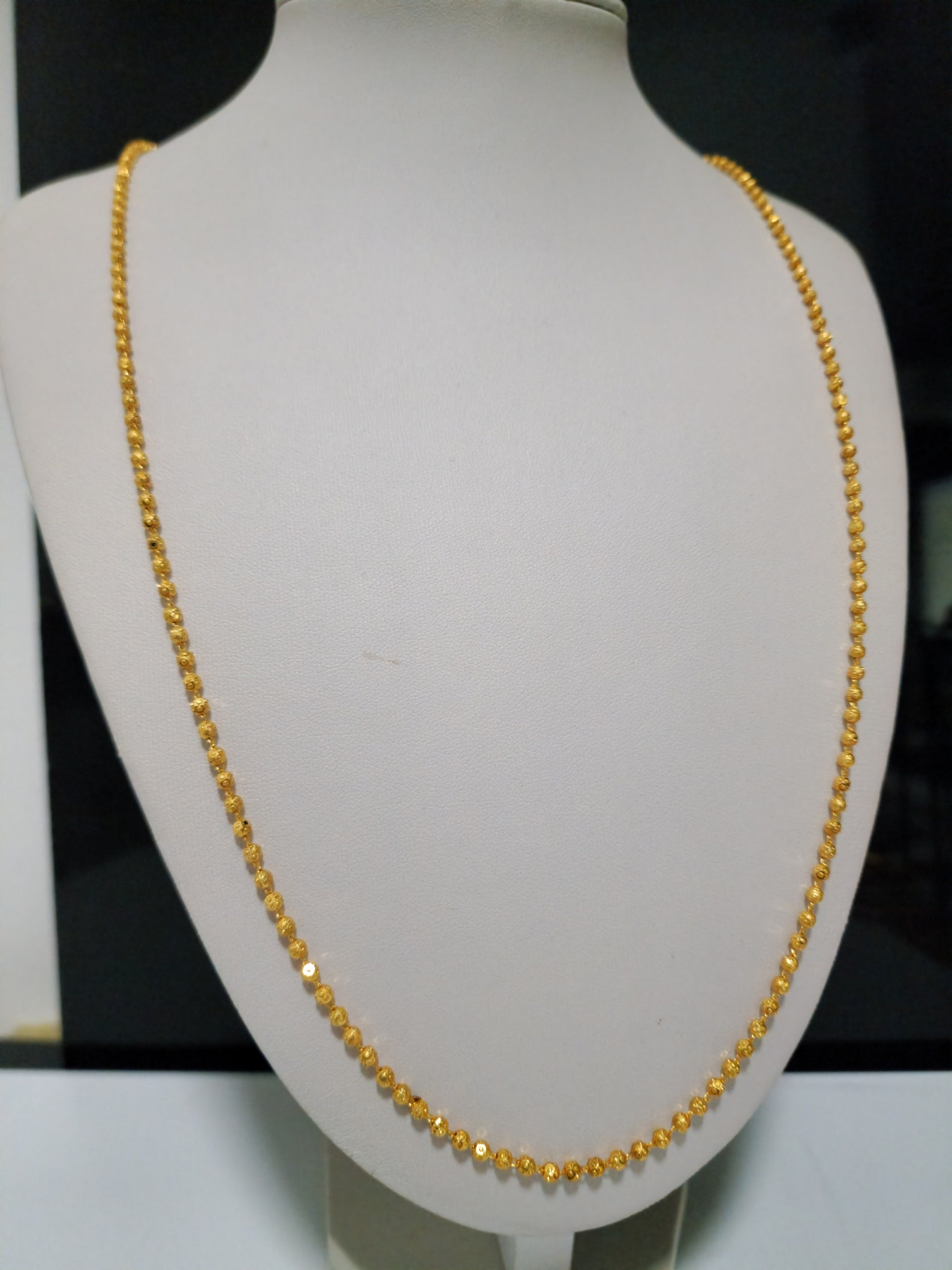 Kapa Necklace Ball Chain 24 in Fine Cut Elegant Style Necklace - Etsy