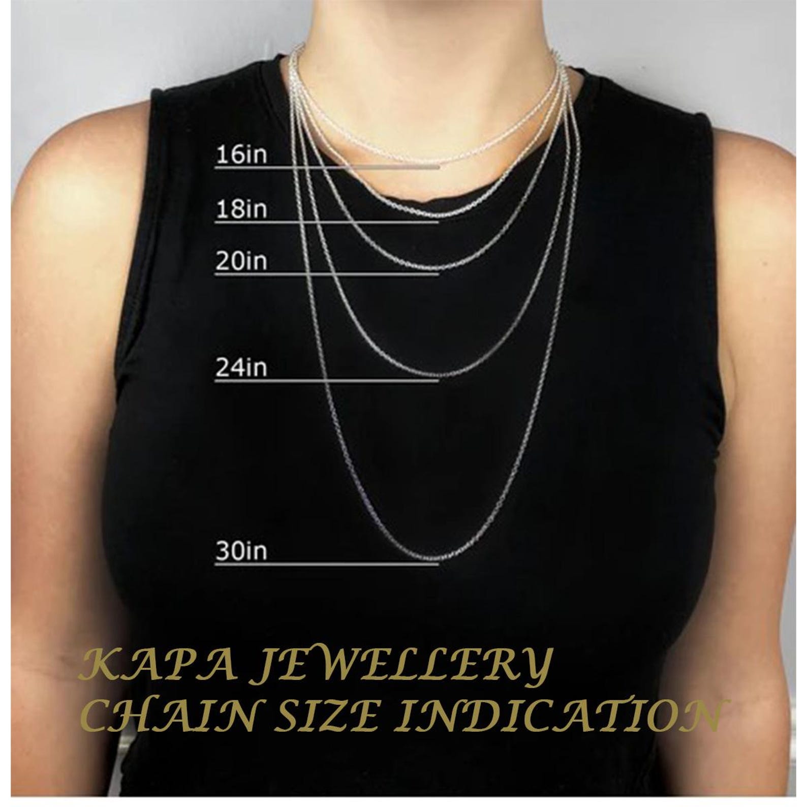 Kapa Necklace Ball Chain 24 in Fine Cut Elegant Style Necklace - Etsy