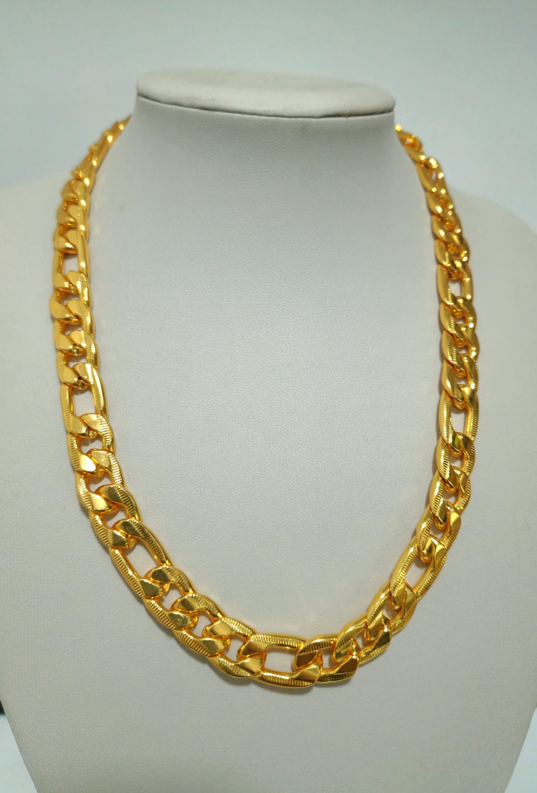 Mens Thick MR T Style Gold Plated Chain 20 In - Etsy