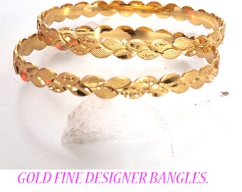 Traditional Thushi Bangels/ Gold Thushi Bracelet/ Indian Bangles ...
