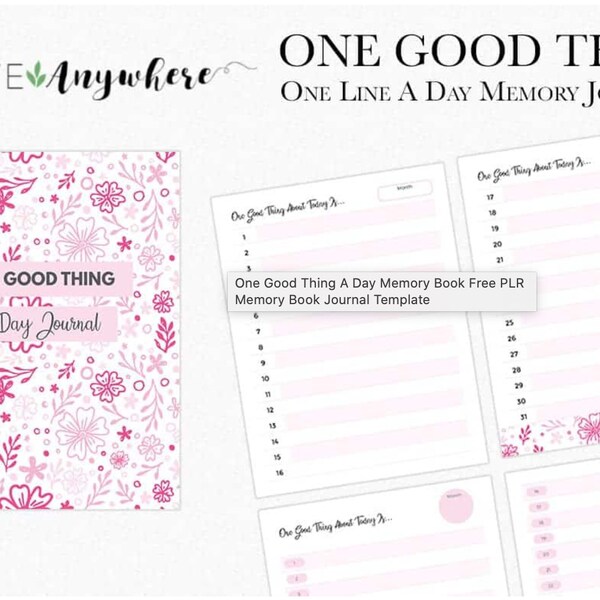 One Good Thing - Etsy