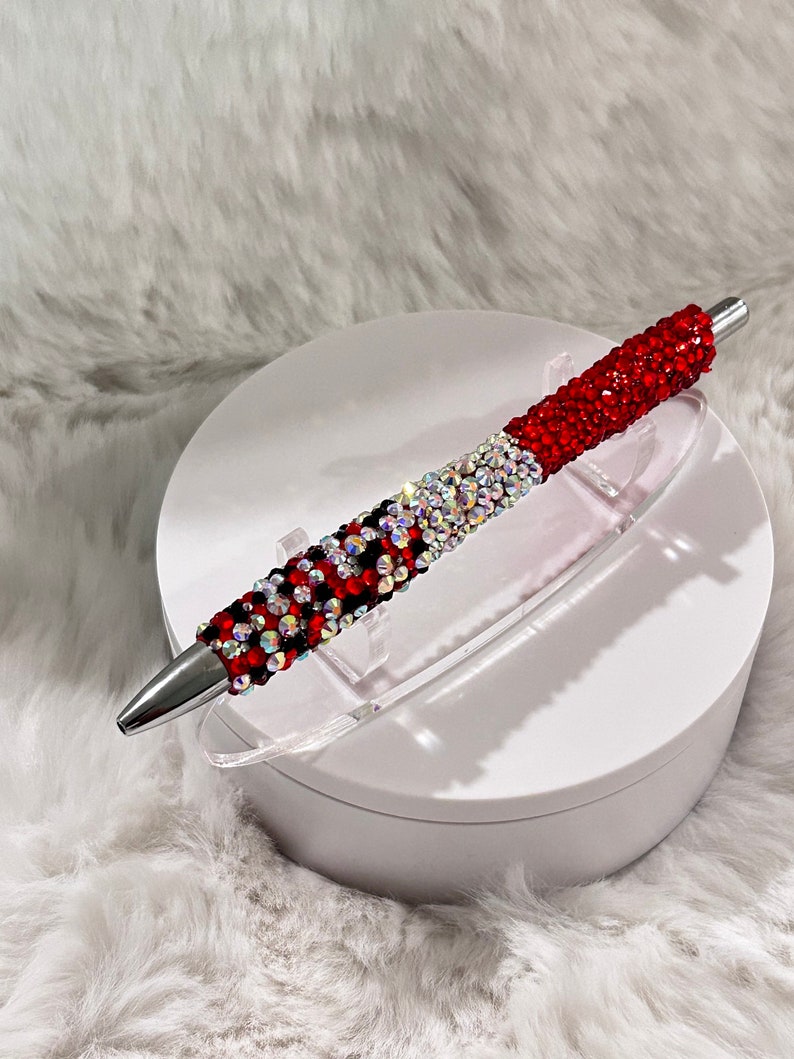 Black Ink Rhinestone Pens - Etsy