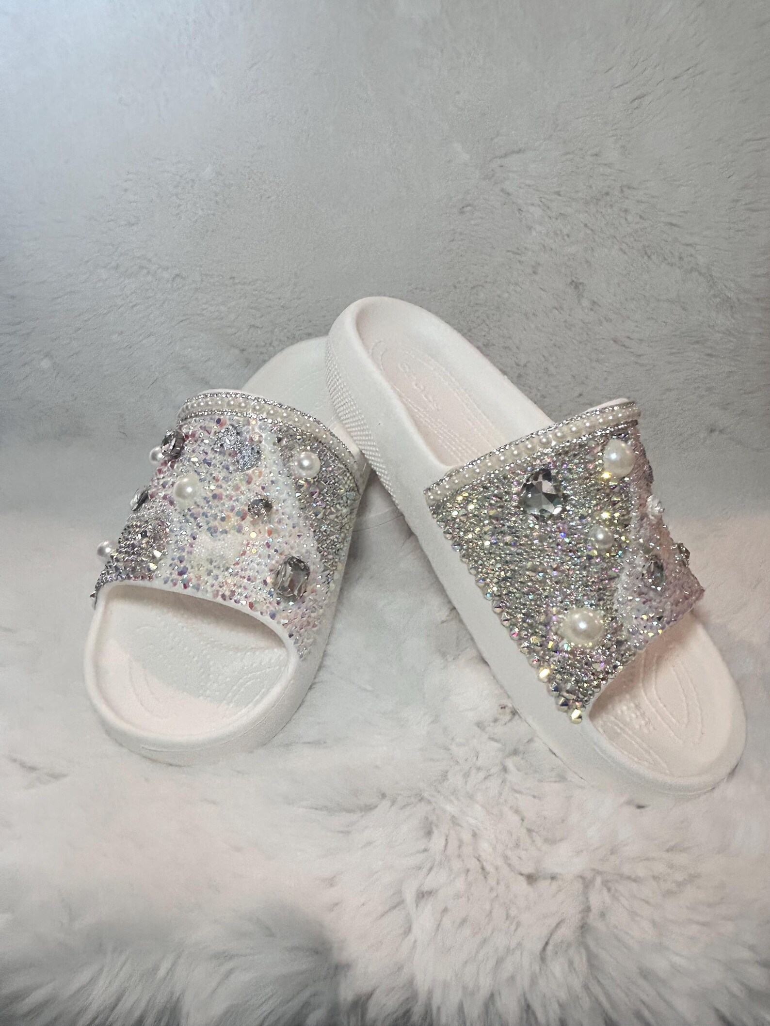 Custom Bling Croc Slides - Etsy