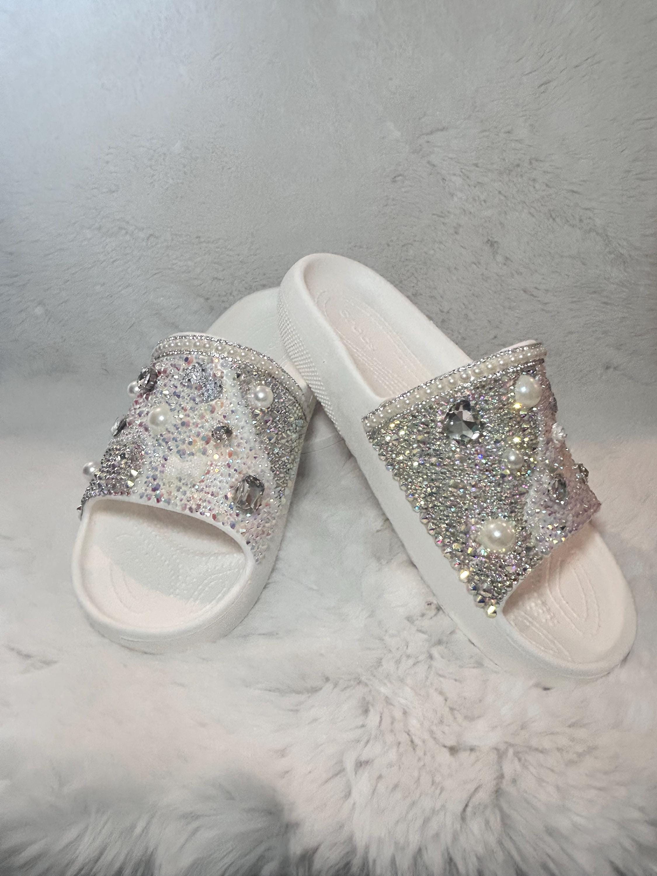 Custom Bling Croc Slides - Etsy