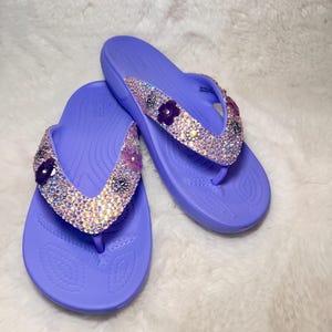 Custom Bling Croc Slides - Etsy