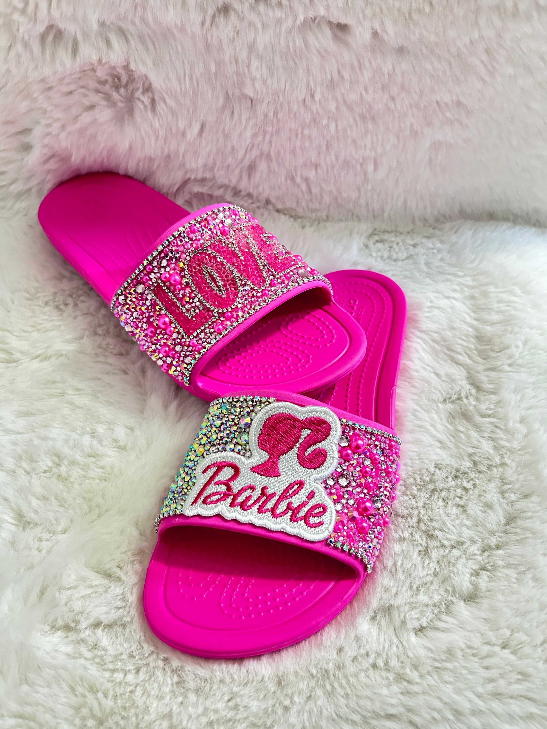 Custom Bling Croc Slides - Etsy