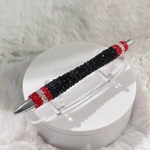 Black Ink Rhinestone Pens - Etsy