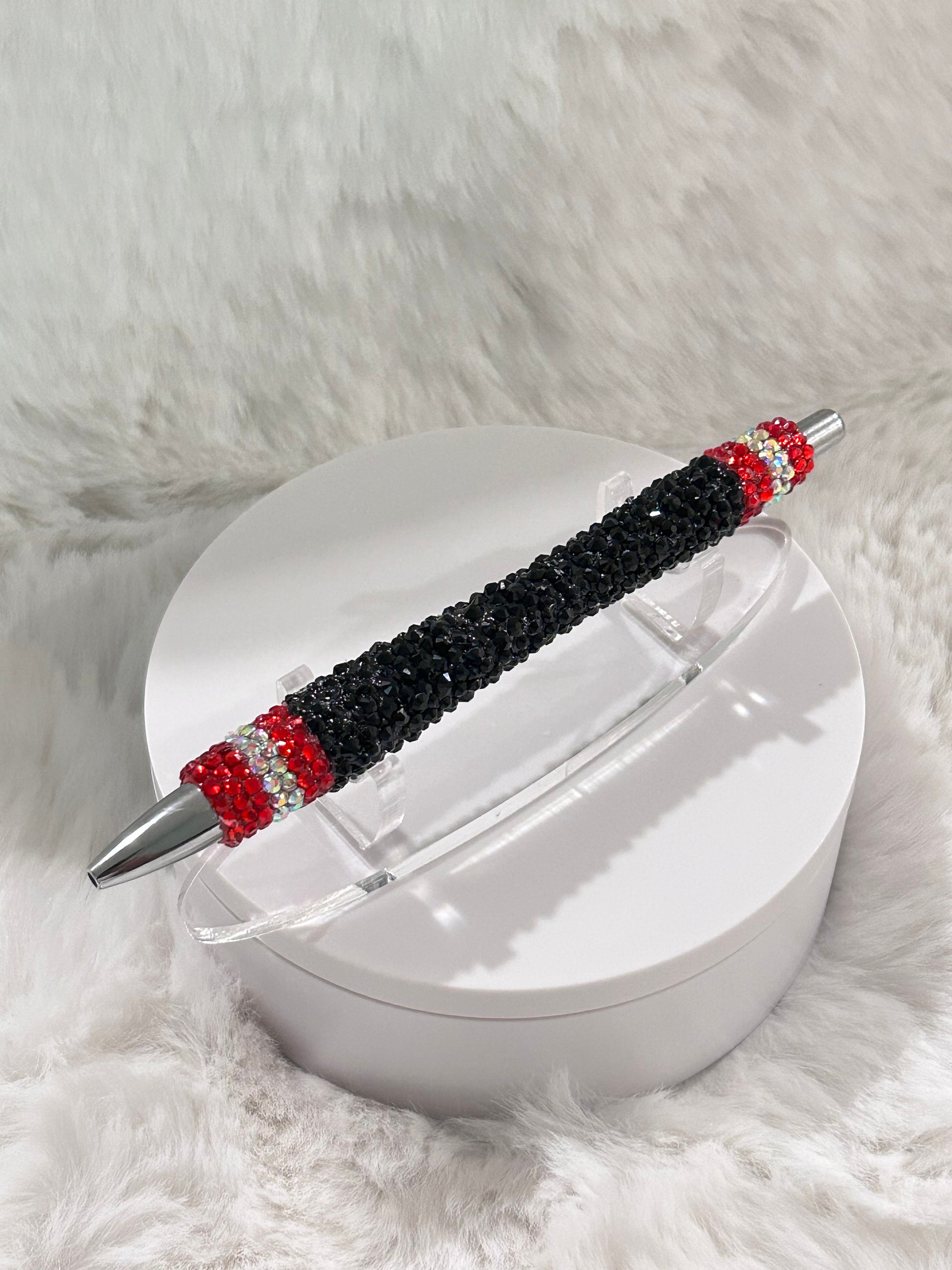 Black Ink Rhinestone Pens - Etsy