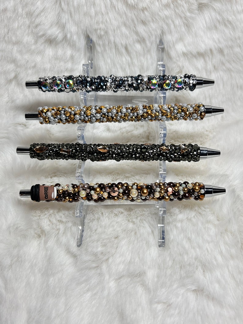 Set of 4 - Rhinestone Pens - Etsy