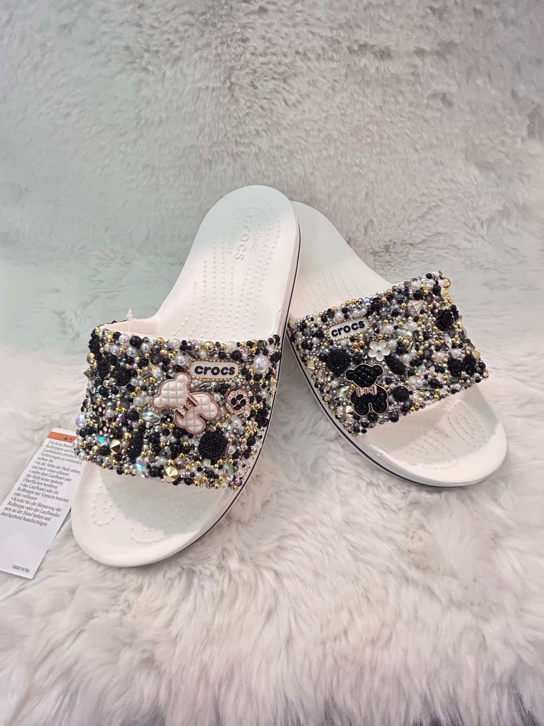 Custom Bling Croc Slides - Etsy