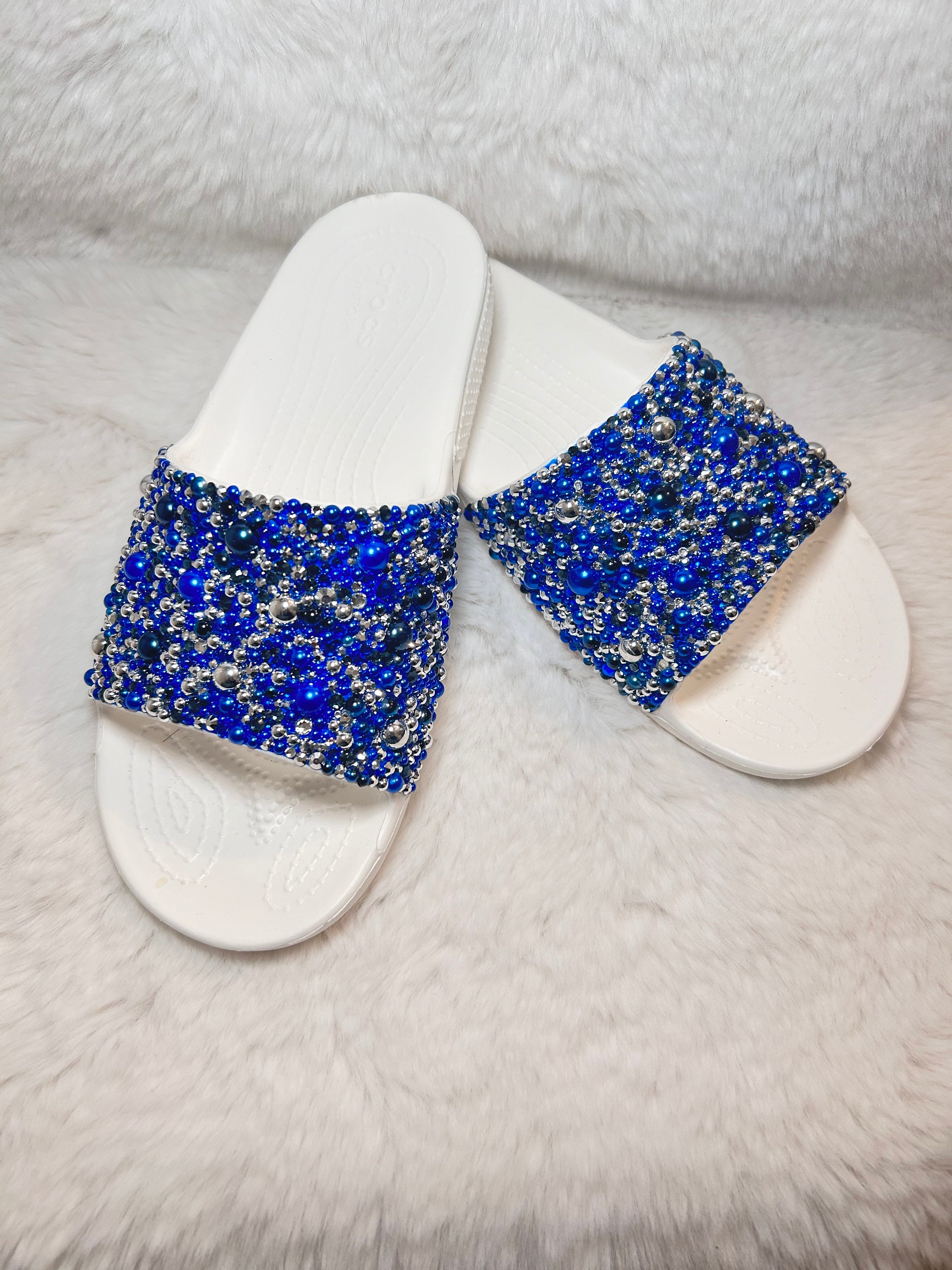 Custom Bling Croc Slides - Etsy