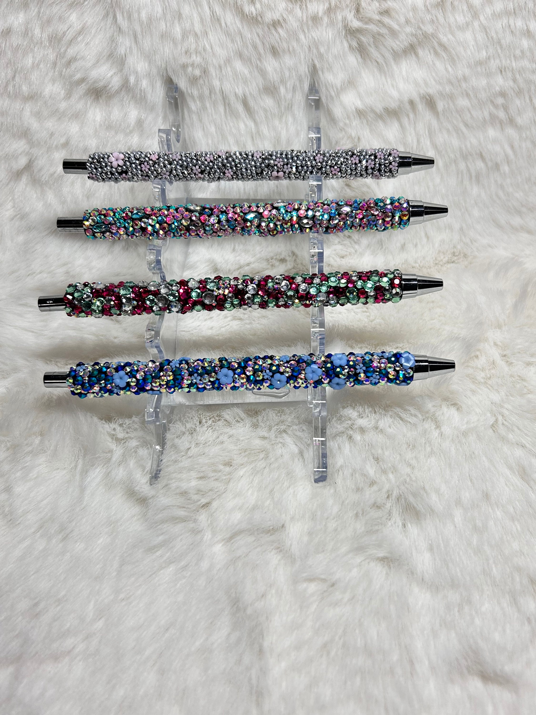Set of 4 - Rhinestone Pens - Etsy