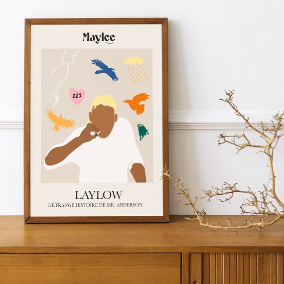 Illustration Laylow L'étrange Histoire de Mr. Anderson - Etsy France