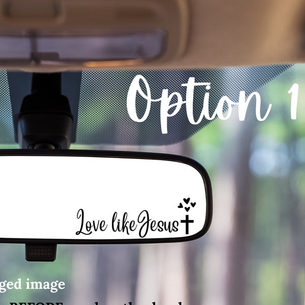 Bible Verse Mirror Decal - Etsy