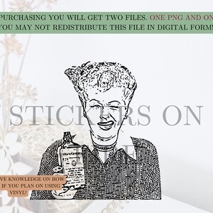Lucile Ball SVG, I Love Lucy Svg, Vitameatavegamin Commercial Svg, Lucy ...