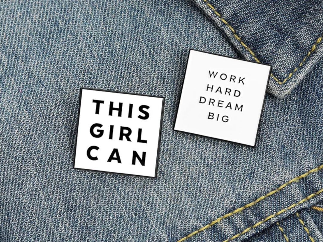 Inspirational Pins Woman Affirmation Gifts Mindful Small Business Owner ...