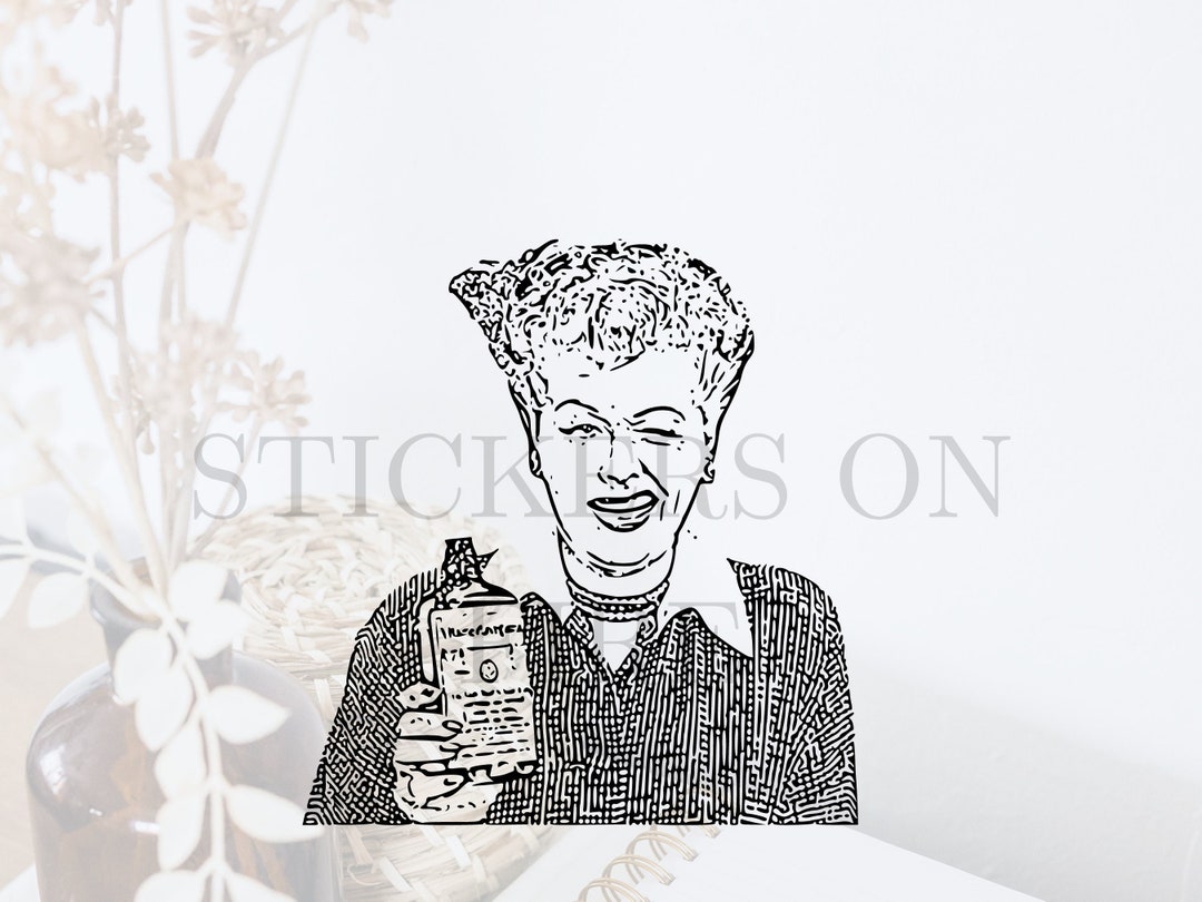 Lucile Ball SVG, I Love Lucy Svg, Vitameatavegamin Commercial Svg, Lucy ...