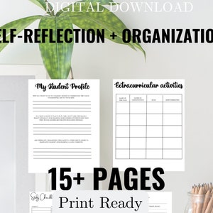 College Application Planner Printable College Student Planner SAT Prep ...