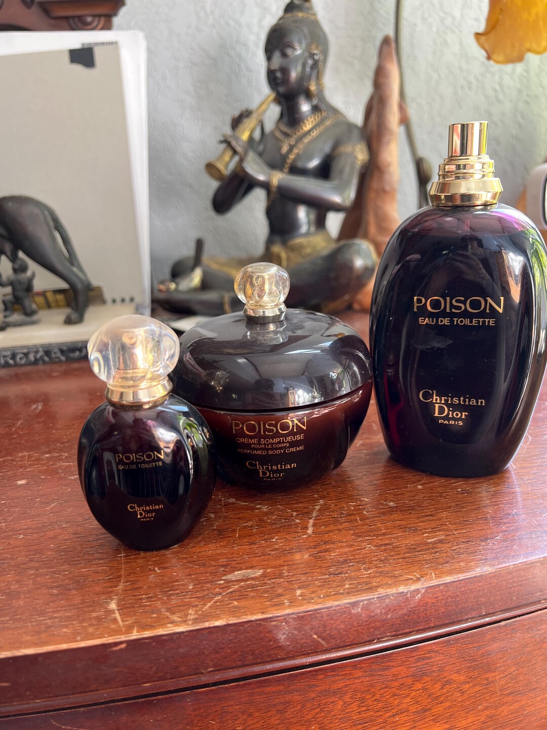 Vintage 80s Christian Dior Poison Perfume & Lotion Collection Full ...