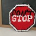 Hand Tufted Don't Stop Rug, Stop Sign Rug, Tufted Dont Stop Wall ...