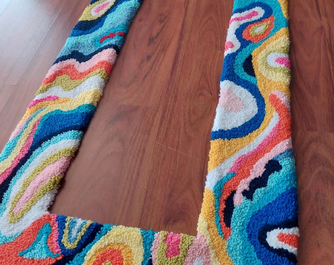 Handmade Tufted Rug Mirror Cute Heart Mirror in Different Colours - Etsy