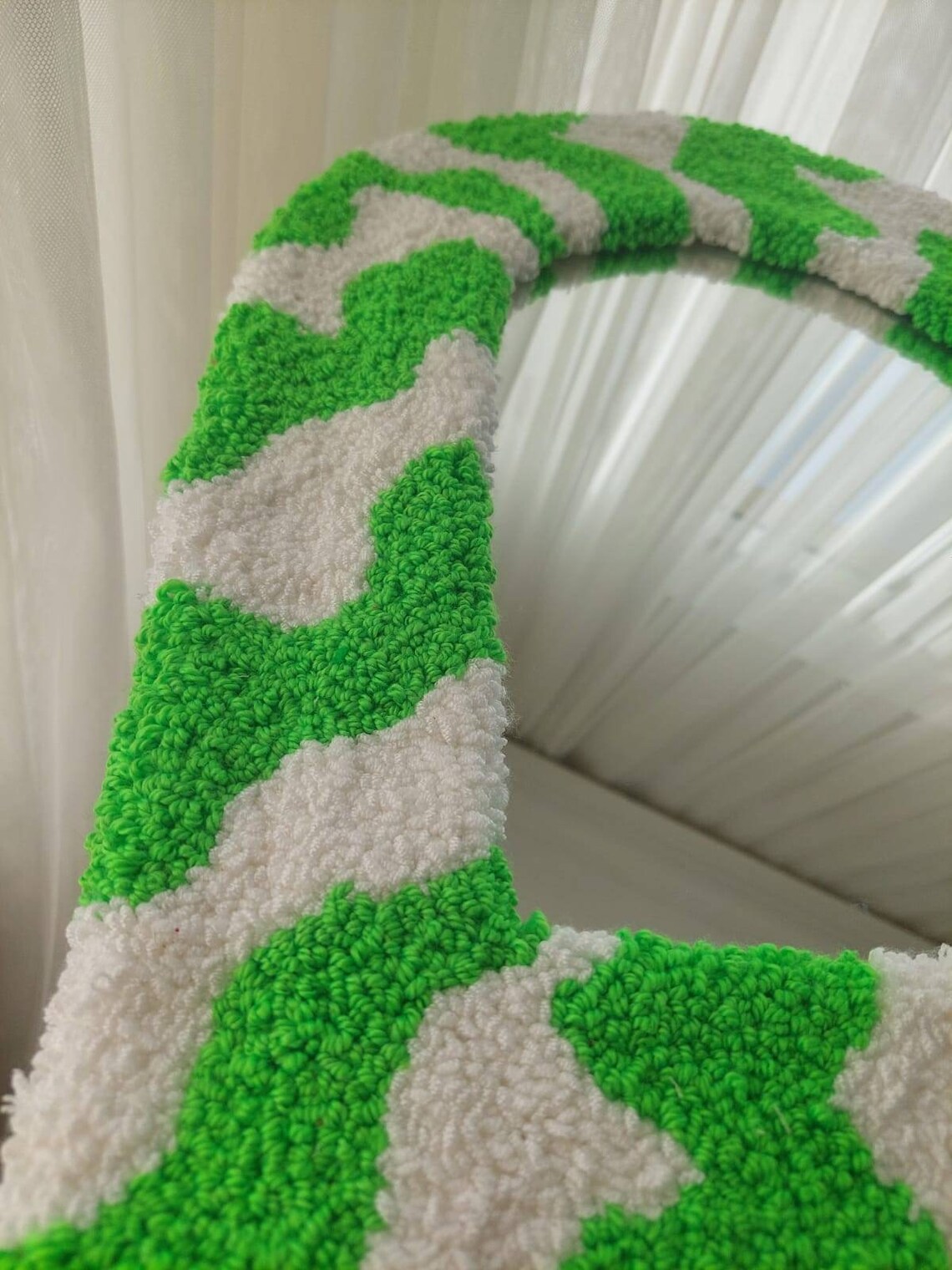 Arched Mirror Arch Tufted Punch Mirror Danish Pastel Mirror - Etsy