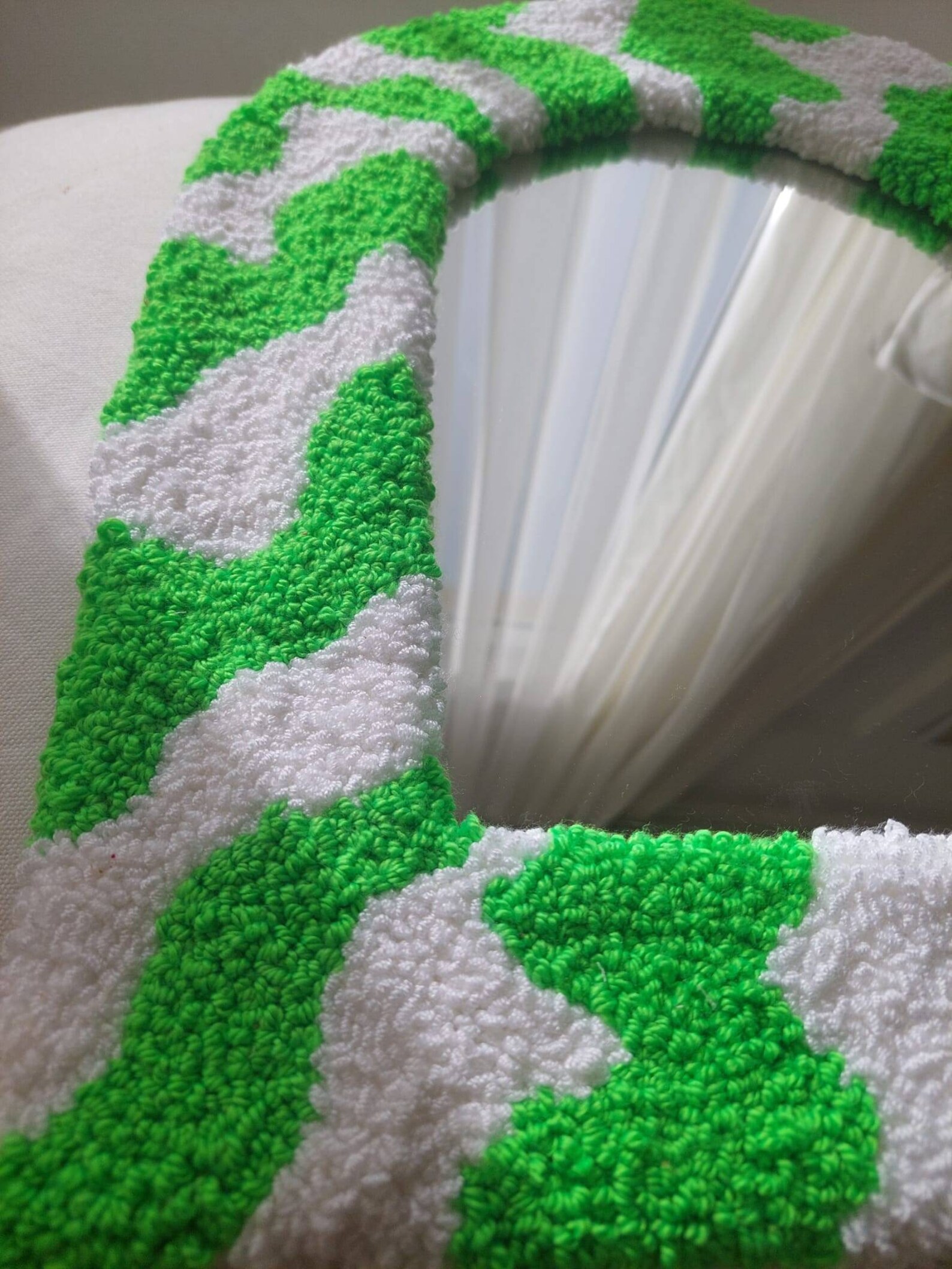 Arched Mirror Arch Tufted Punch Mirror Danish Pastel Mirror - Etsy