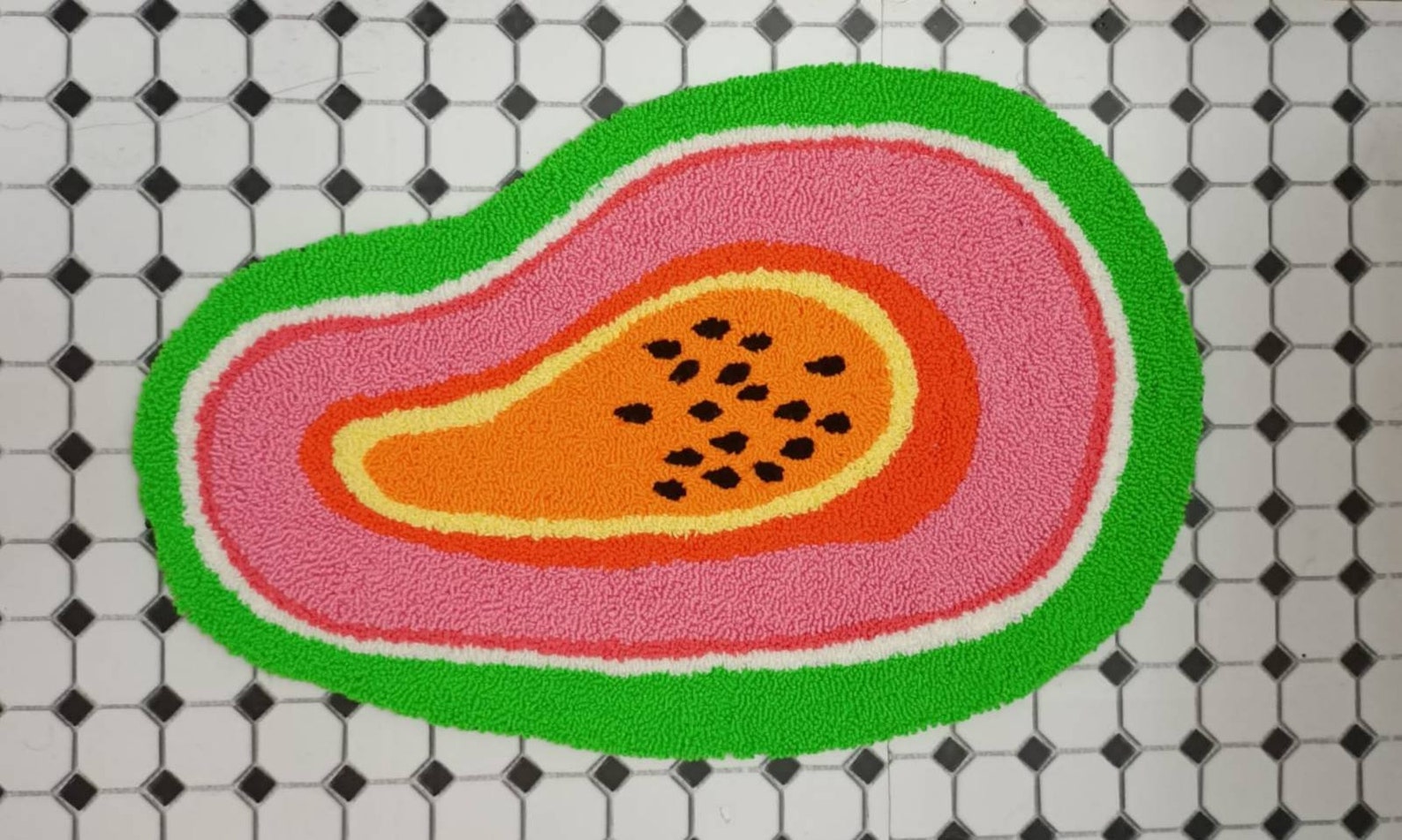 Papaya Tufted Rug Custom Rug Design Customizable Rug Green - Etsy