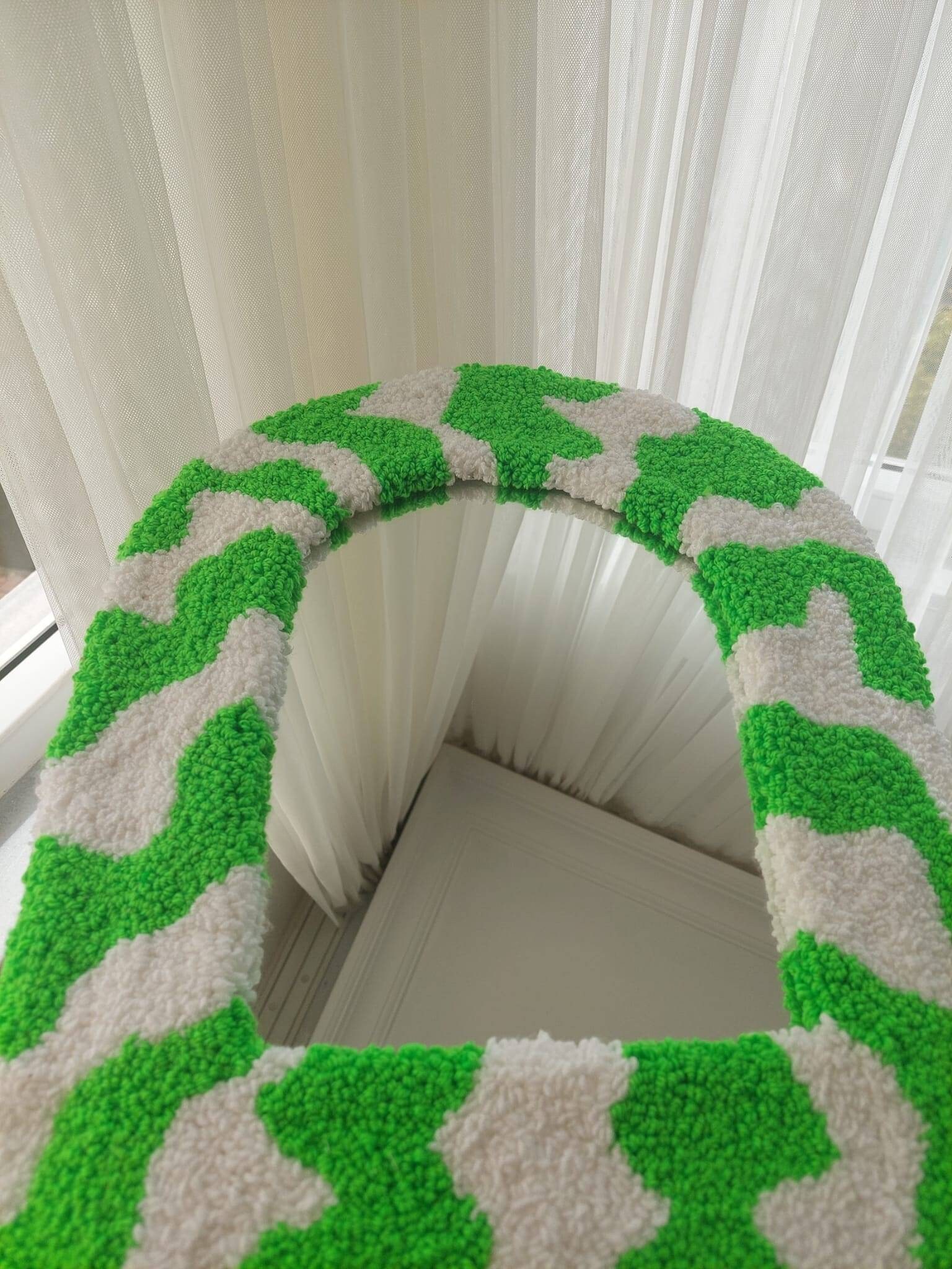 Arched Mirror Arch Tufted Punch Mirror Danish Pastel Mirror - Etsy