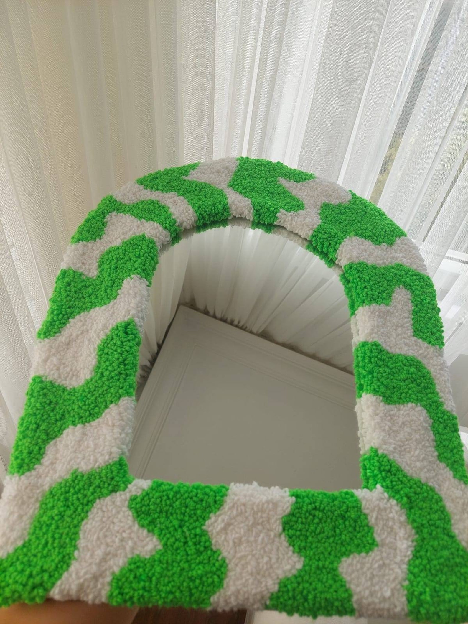 Arched Mirror Arch Tufted Punch Mirror Danish Pastel Mirror - Etsy