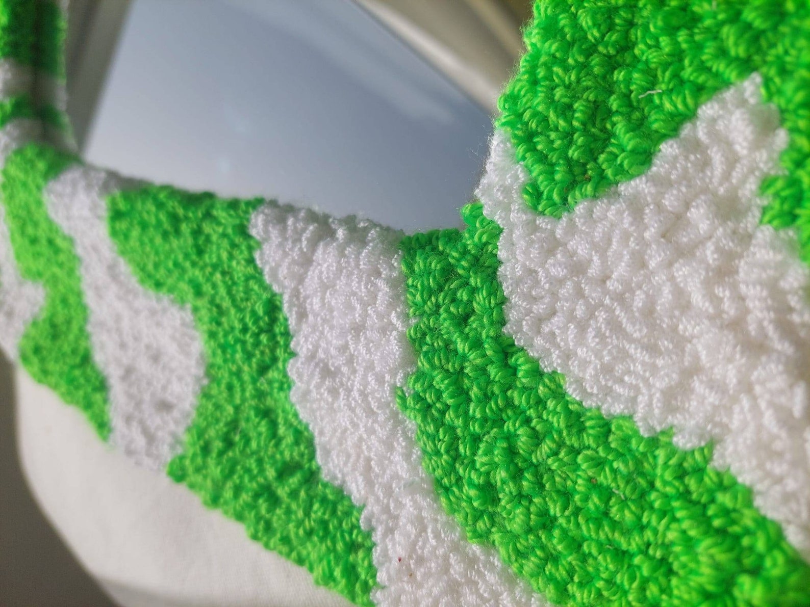 Arched Mirror Arch Tufted Punch Mirror Danish Pastel Mirror - Etsy