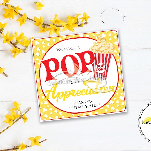 Popcorn Appreciation - Etsy