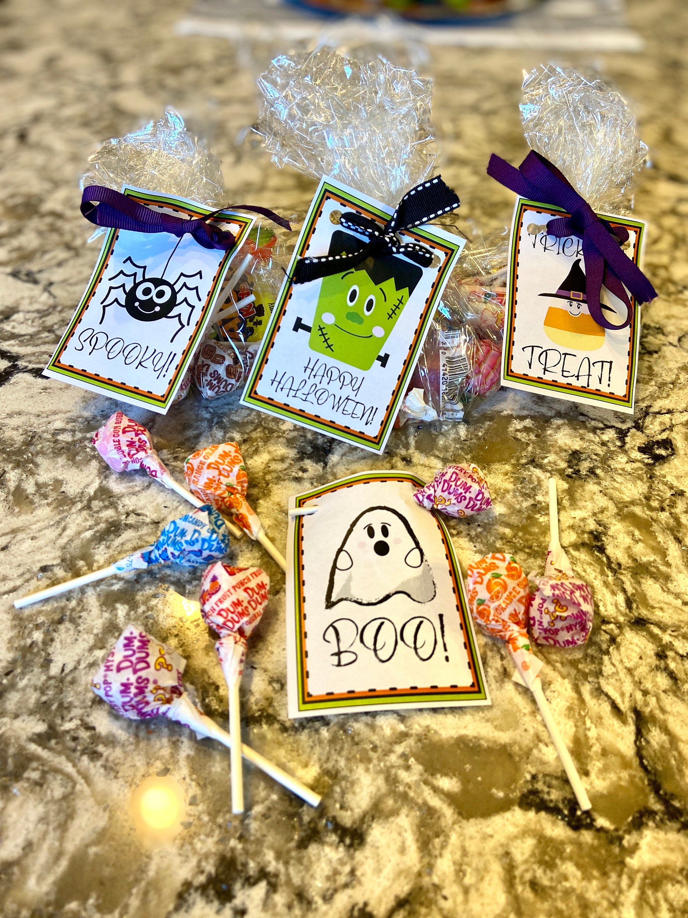 INSTANT DOWNLOAD Halloween Candy Bag Tags Digital Download Ready to ...