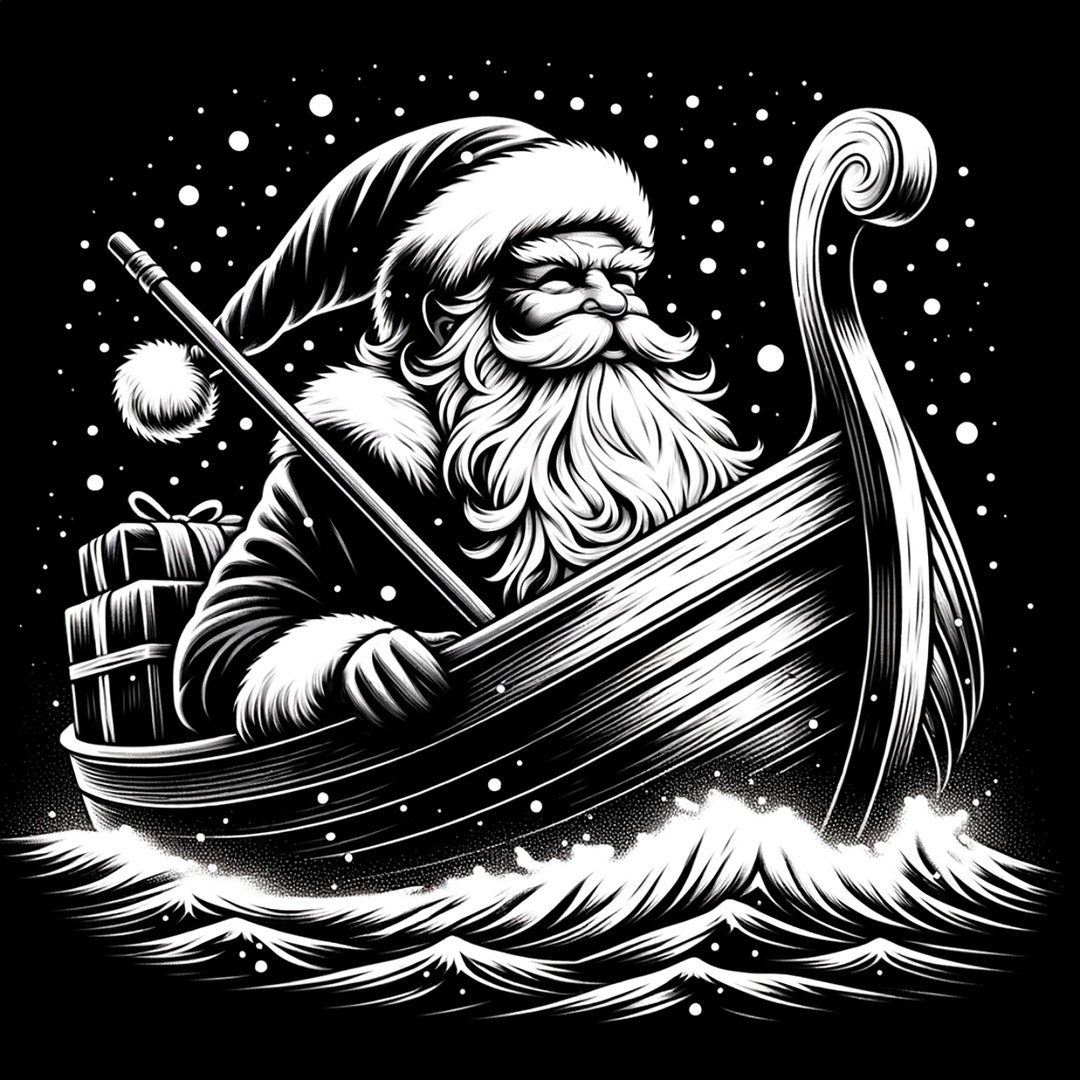 Santa Clause 17, Laser PNG, Slate Engraving, Laser File, Coaster ...