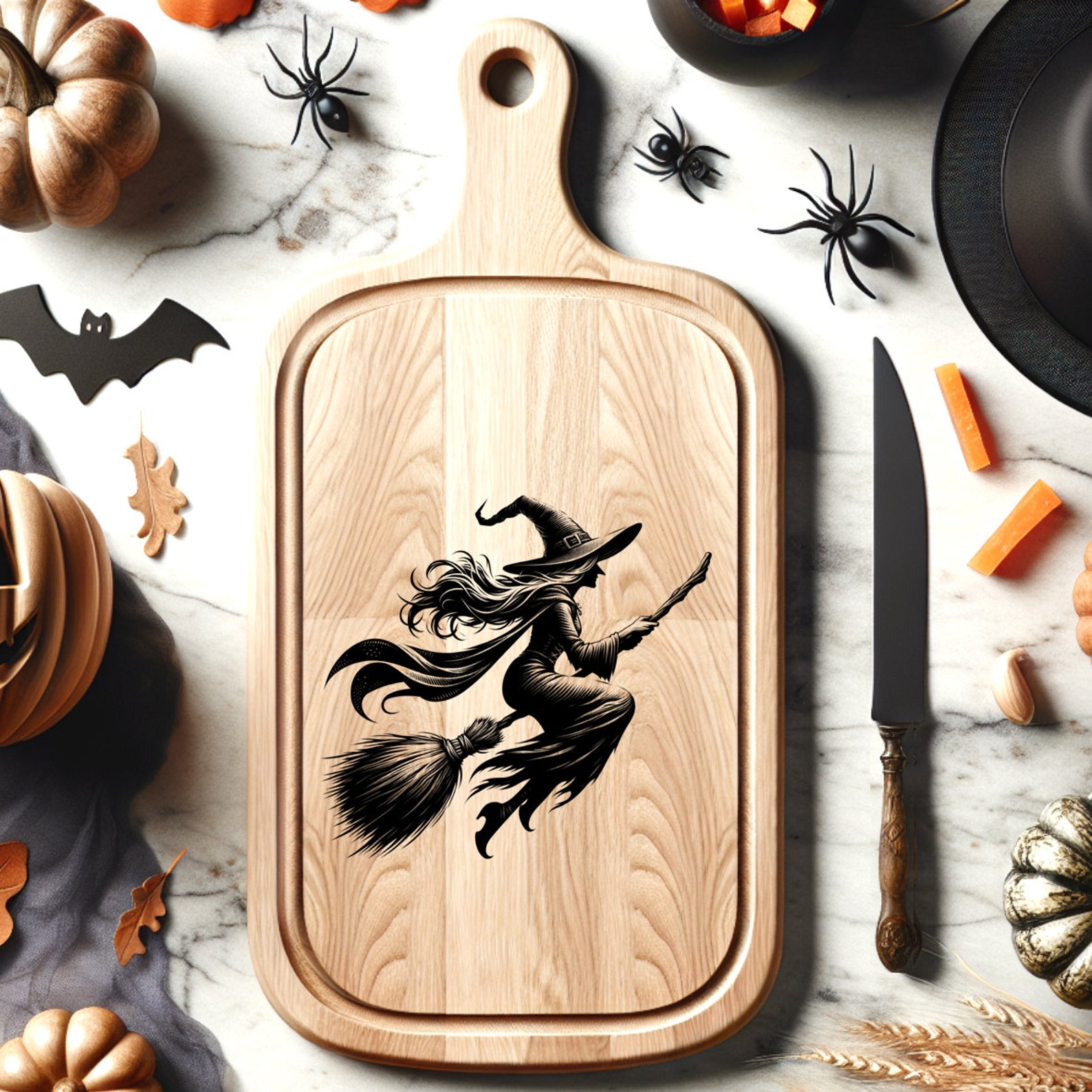 Wicked Witch 1, Wood Engraving, Laser File, Coaster Etching, Lightburn ...