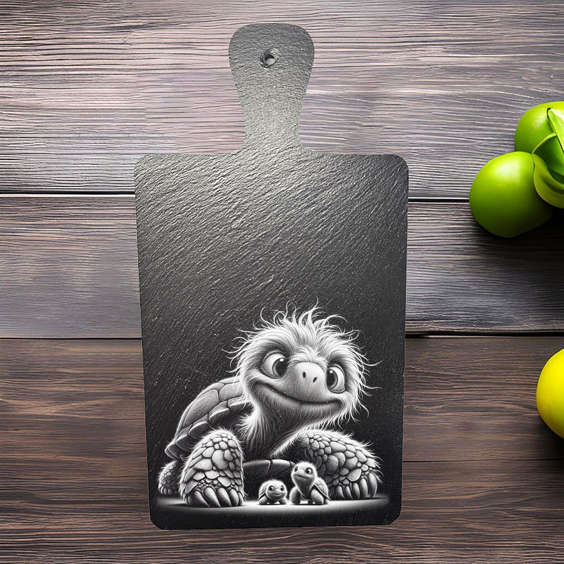 Turtle Family Slate Engraving Laser File (digital Download) - Etsy