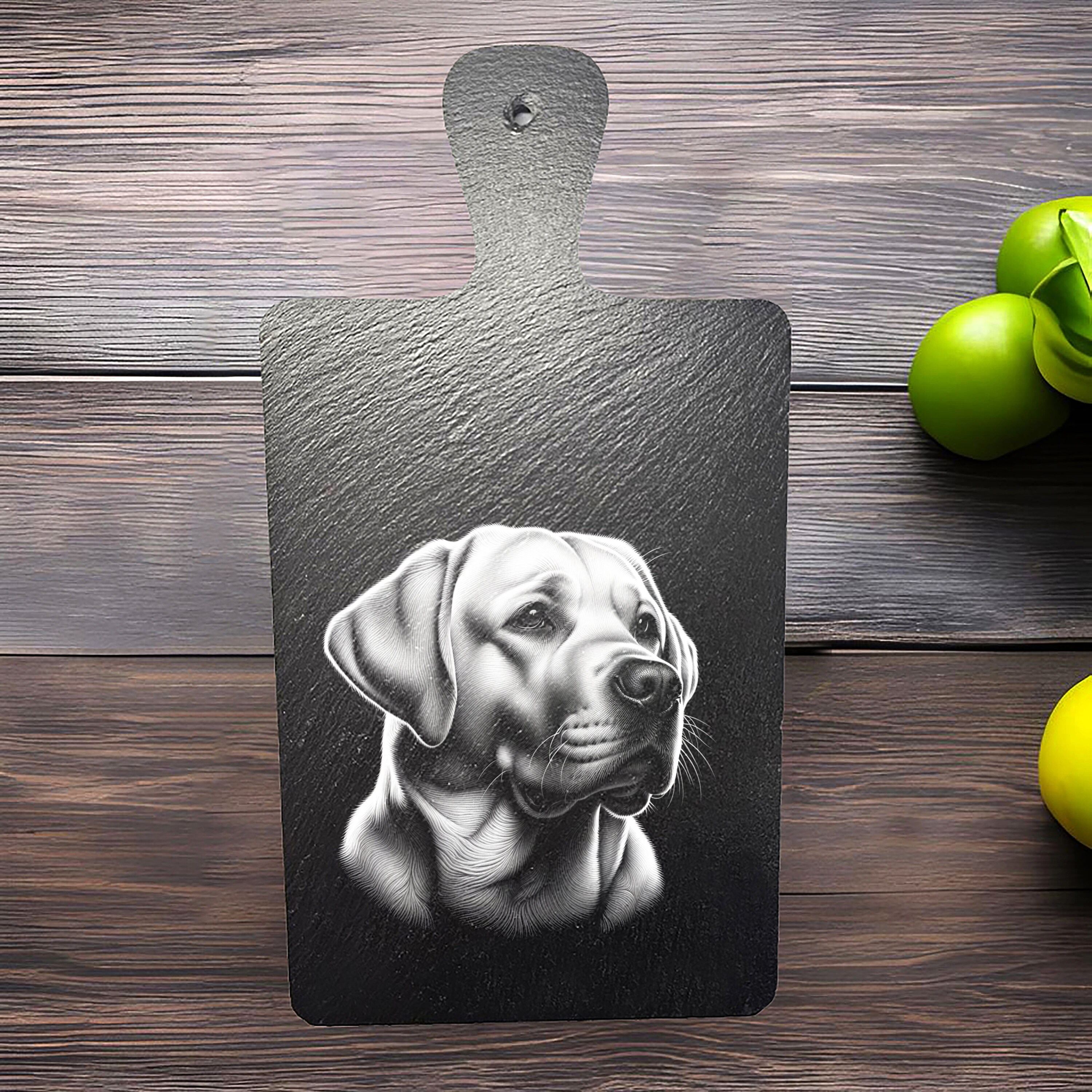 Labrador, Slate Engraving Design, Laser File, Coaster Etching ...