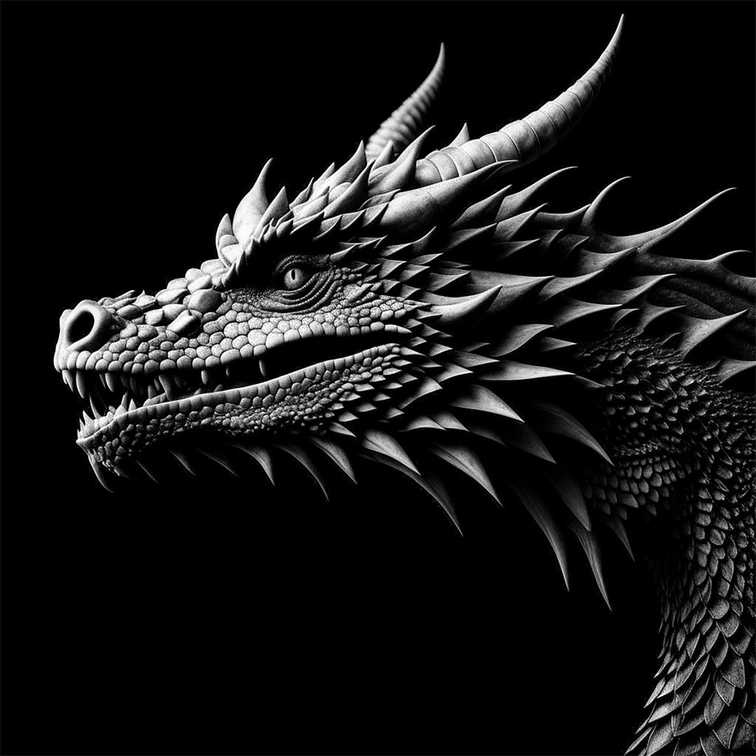 Dragon, Slate Engraving, Laser File, Coaster Etching, American ...