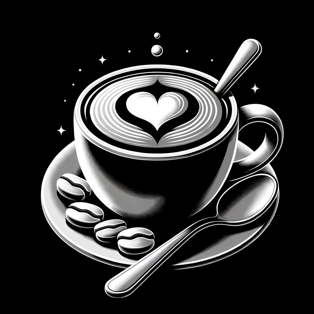 Coffee Cup 9, Slate Engraving Design, Laser File, Coaster Etching ...