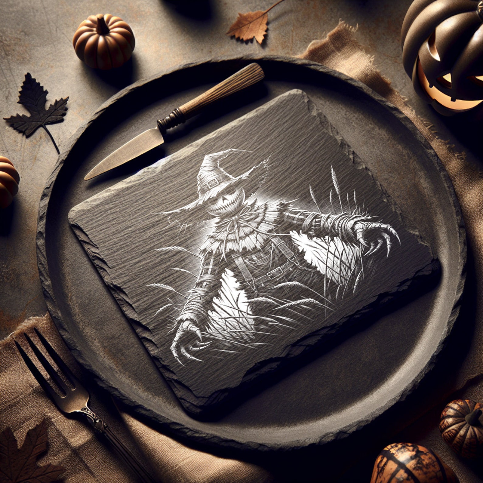 Scarecrow 2, Laser PNG, Slate Engraving, Laser File, Coaster Etching ...