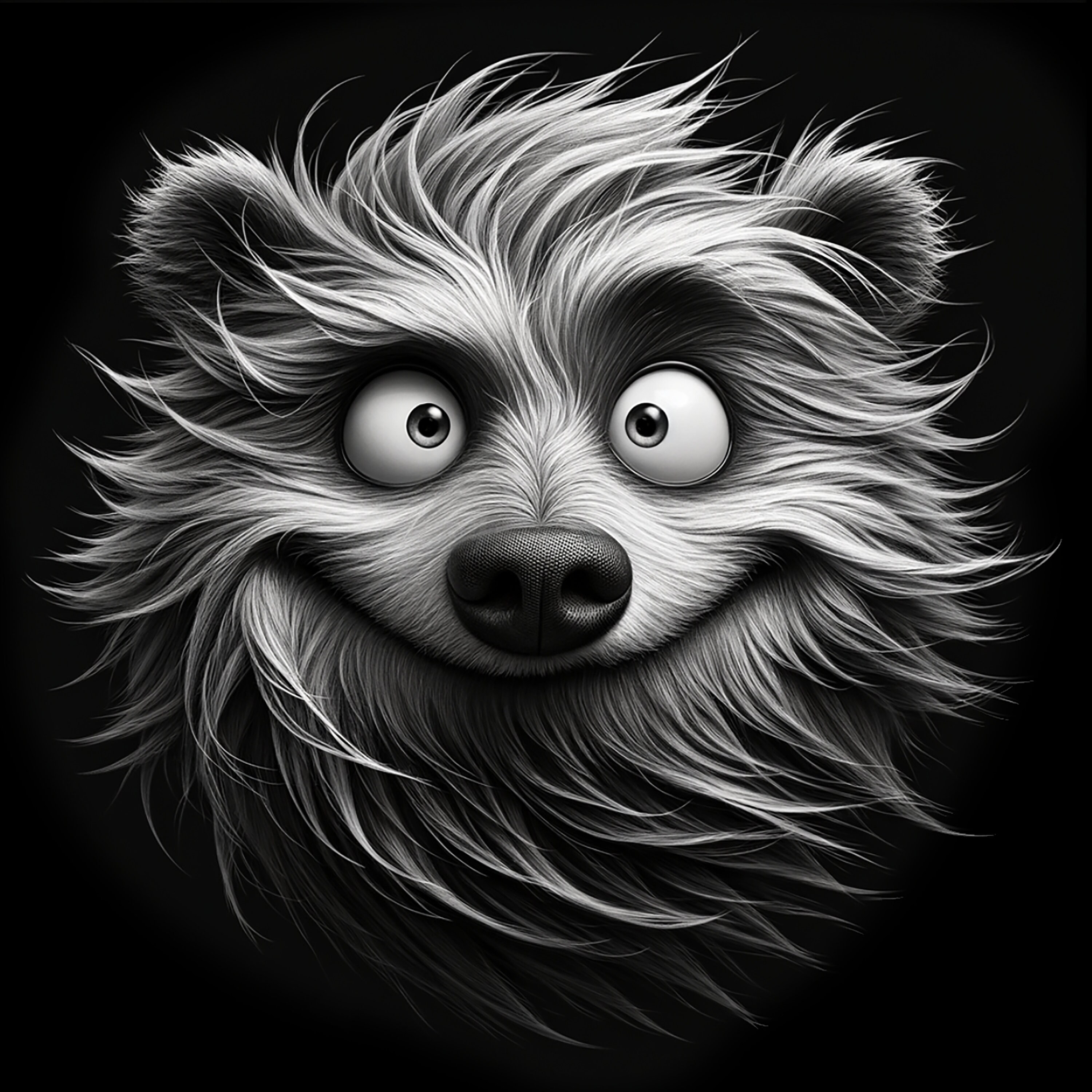 WF Scruffy Bear 2, Slate Engraving, Laser Cut File, Coaster Etching ...