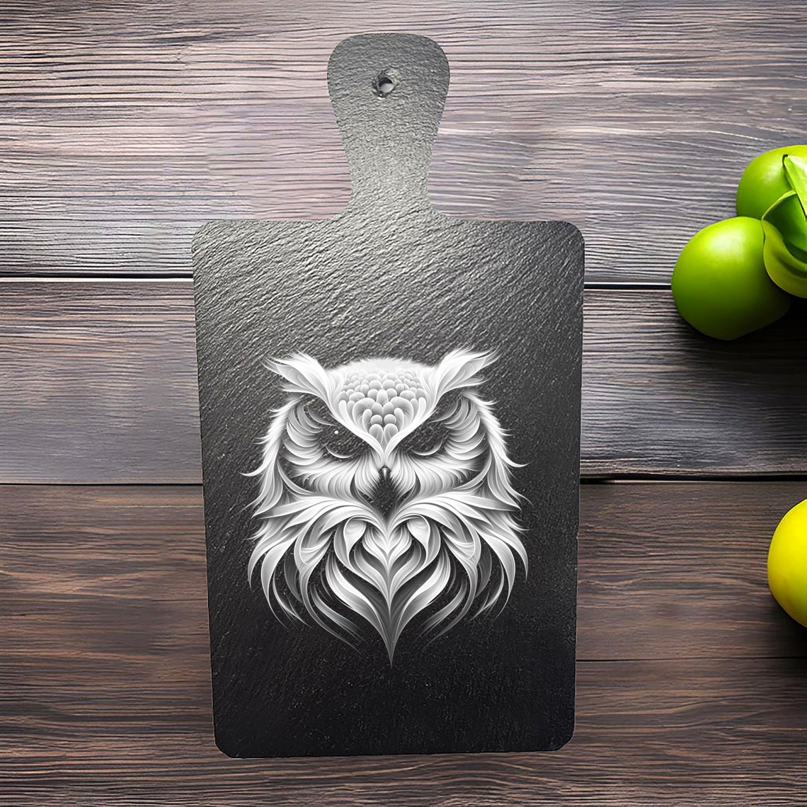 Celestial Owl, Slate Engraving Design, Laser File, Coaster Etching ...