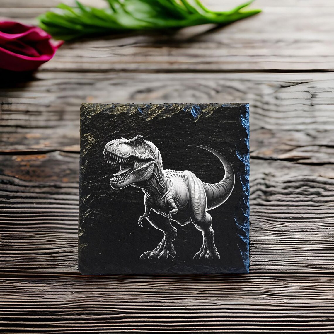 T Rex X, Laser PNG, Slate Engraving, Laser File, Coaster Etching ...