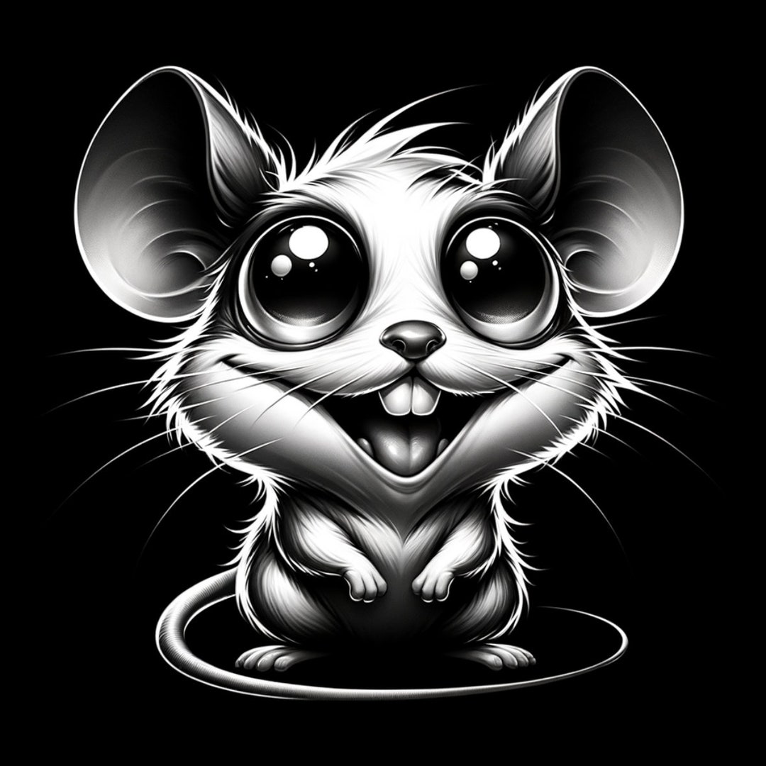 Crazy Mouse, Slate Engraving, Laser File, Coaster Etching, American ...