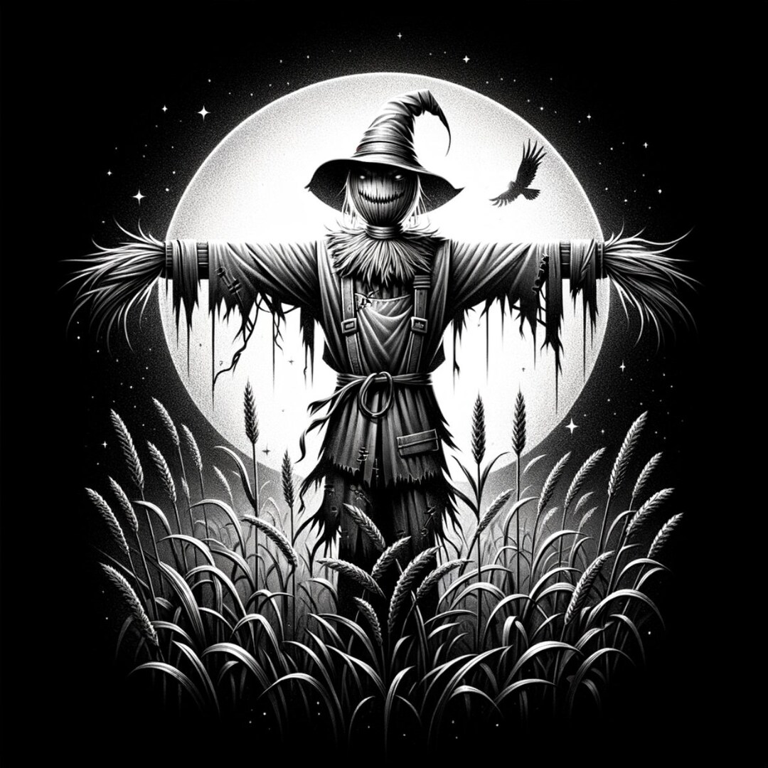 Scarecrow 1, Laser PNG, Slate Engraving, Laser File, Coaster Etching ...