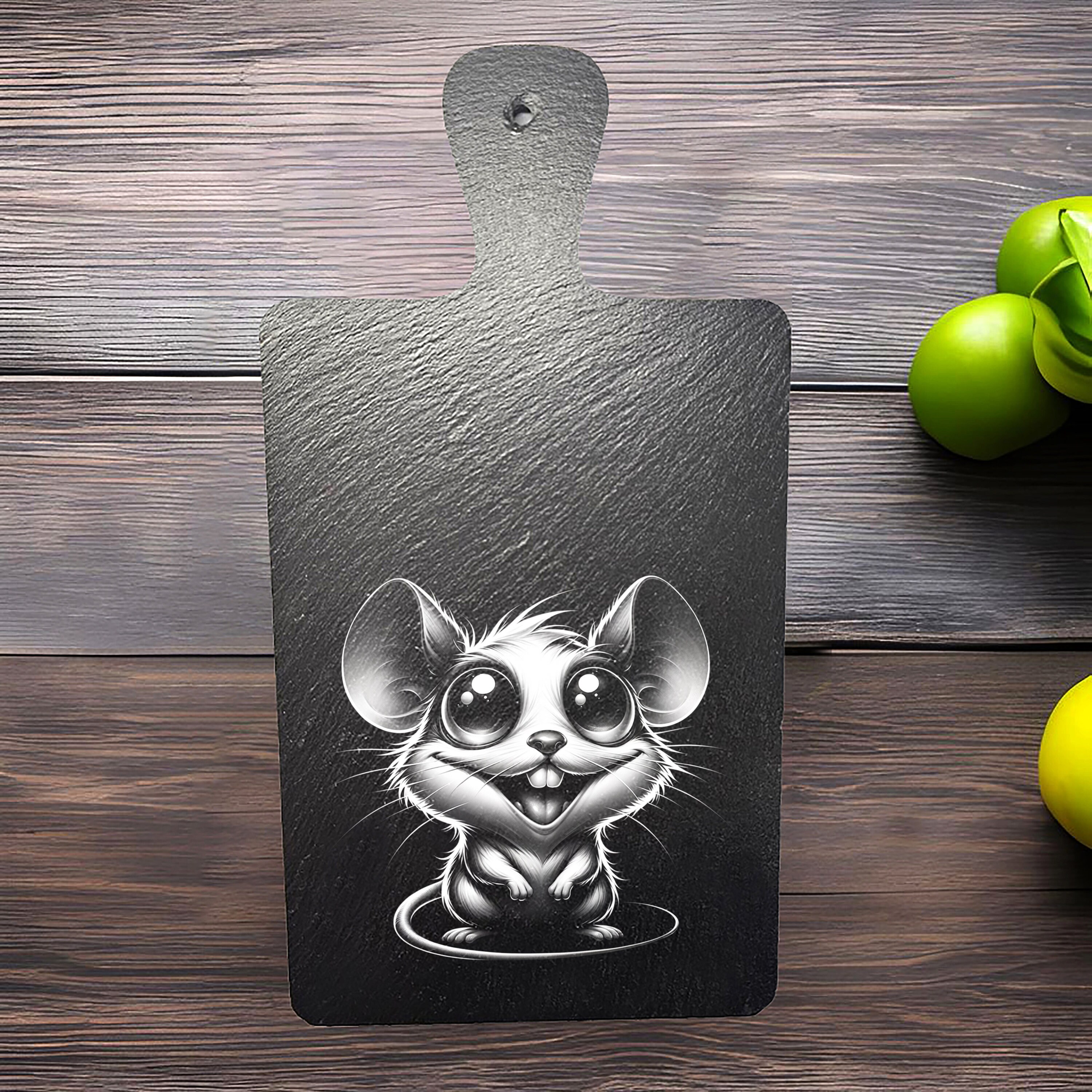 Crazy Mouse, Slate Engraving, Laser File, Coaster Etching, American ...