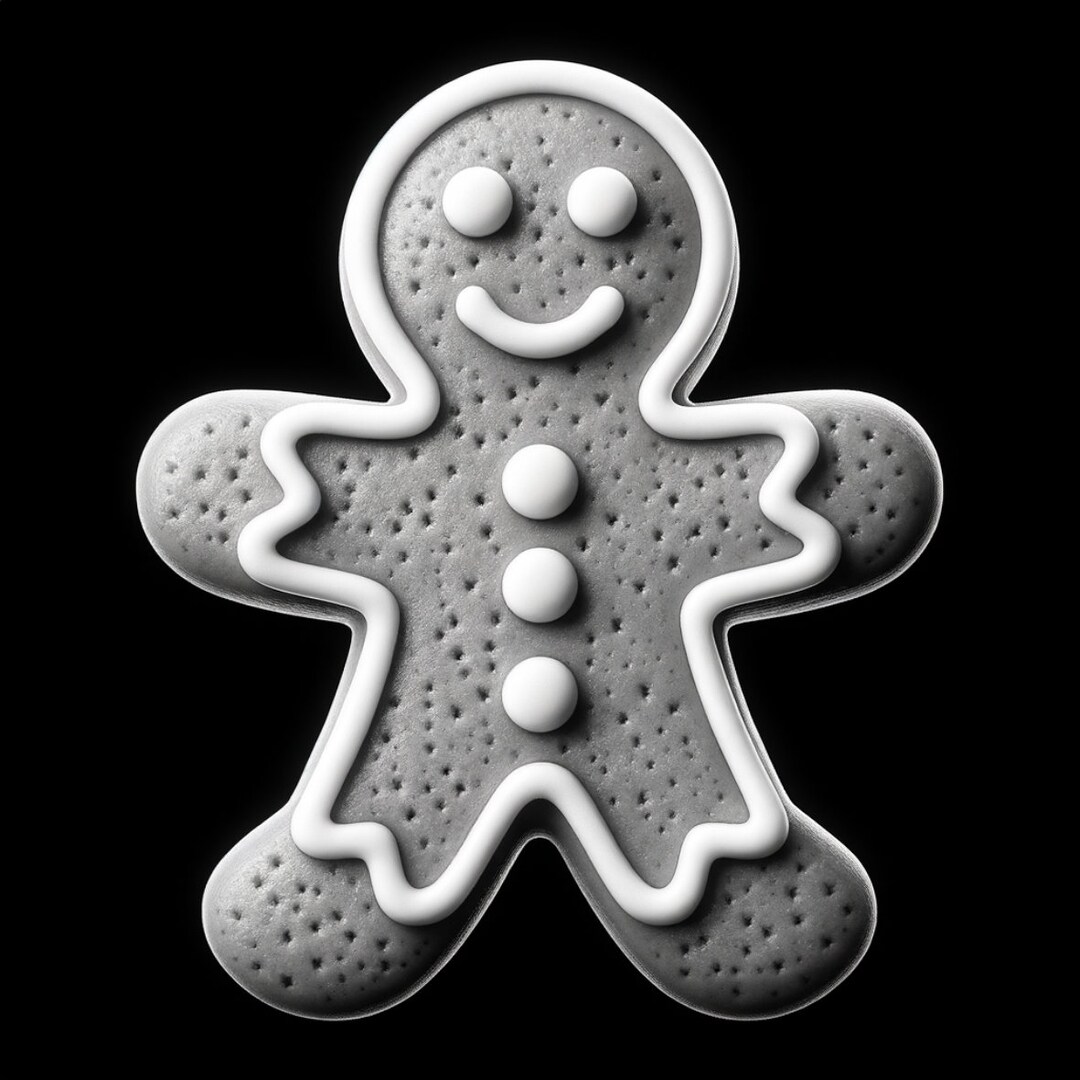 Ginger Bread 1, Laser PNG, Slate Engraving, Laser File, Coaster Etching ...