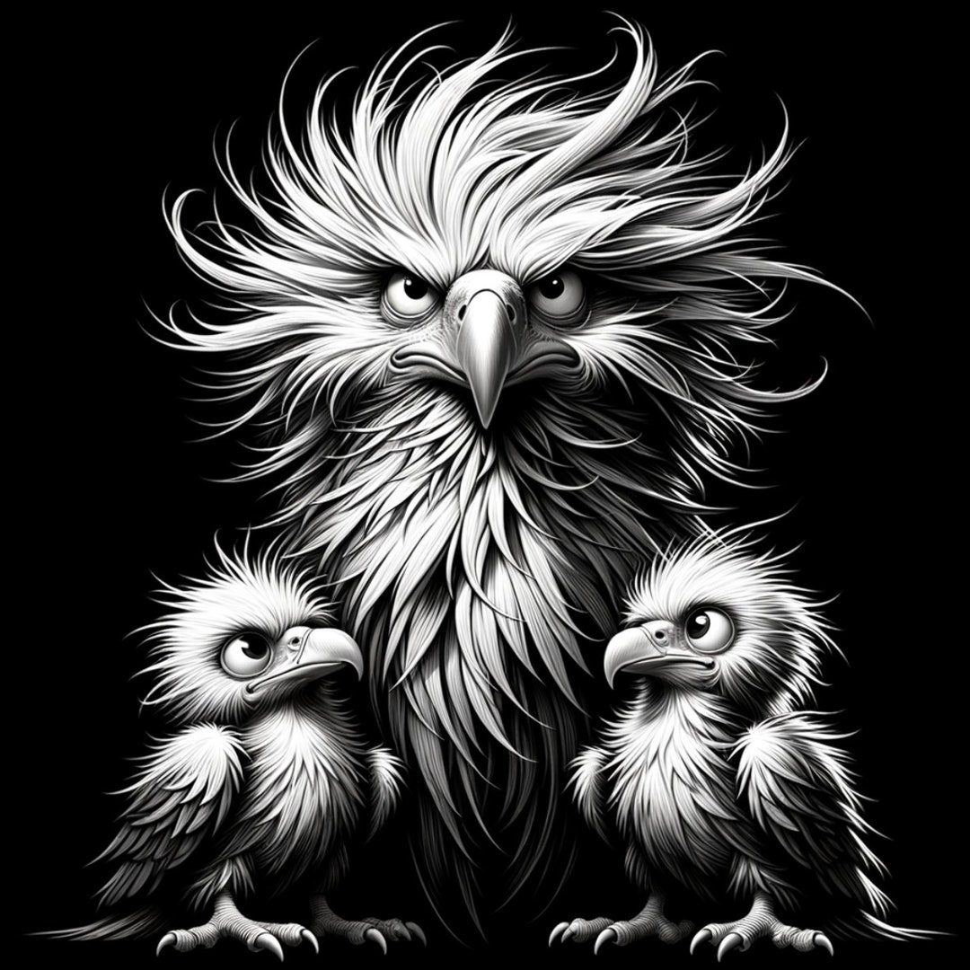 Bald Eagle Family, Slate Engraving, Laser File, Coaster Etching ...